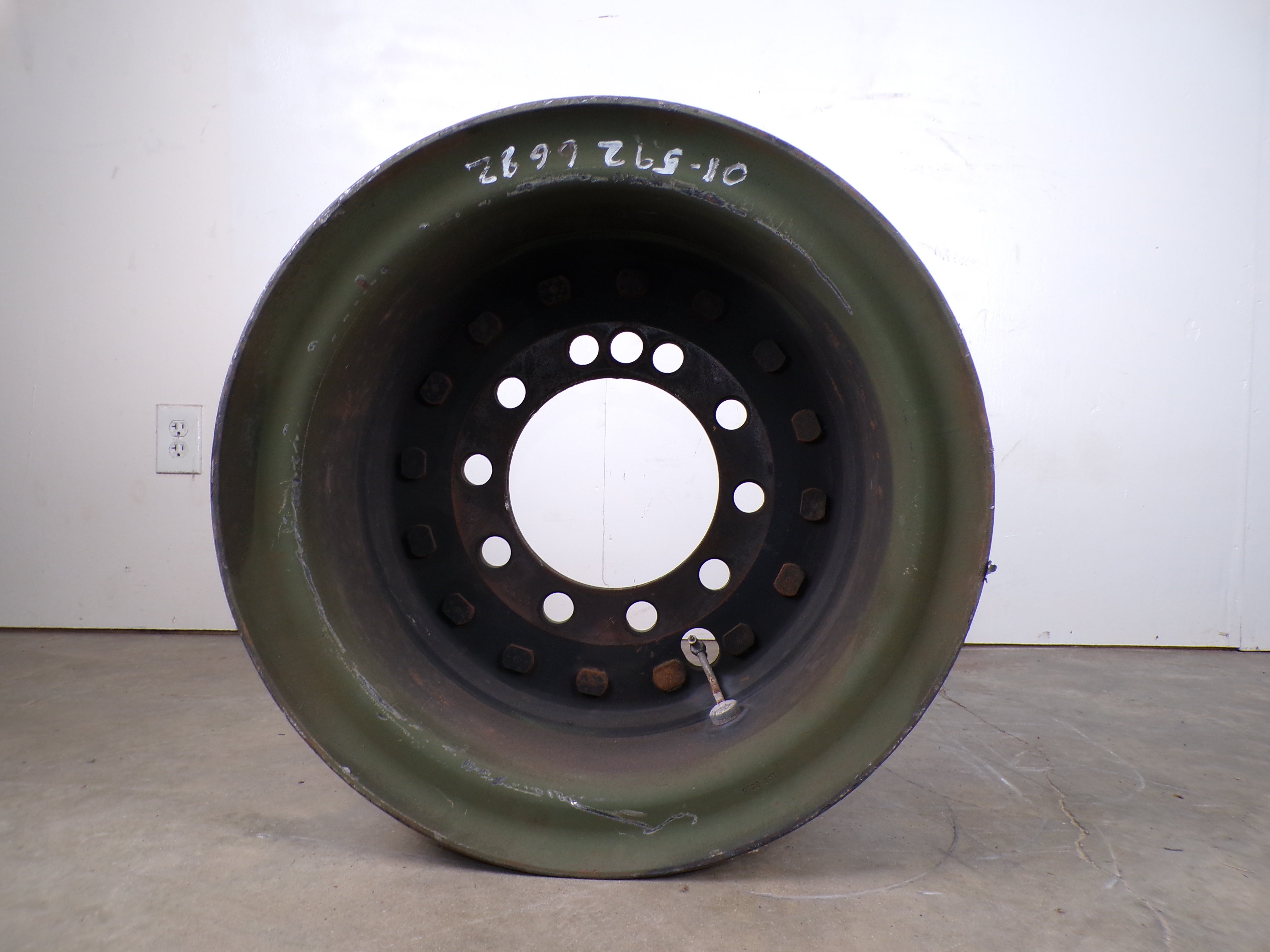 HEMTT Steel Wheel 20"X10" with 10x11.25 Lug Pattern Used